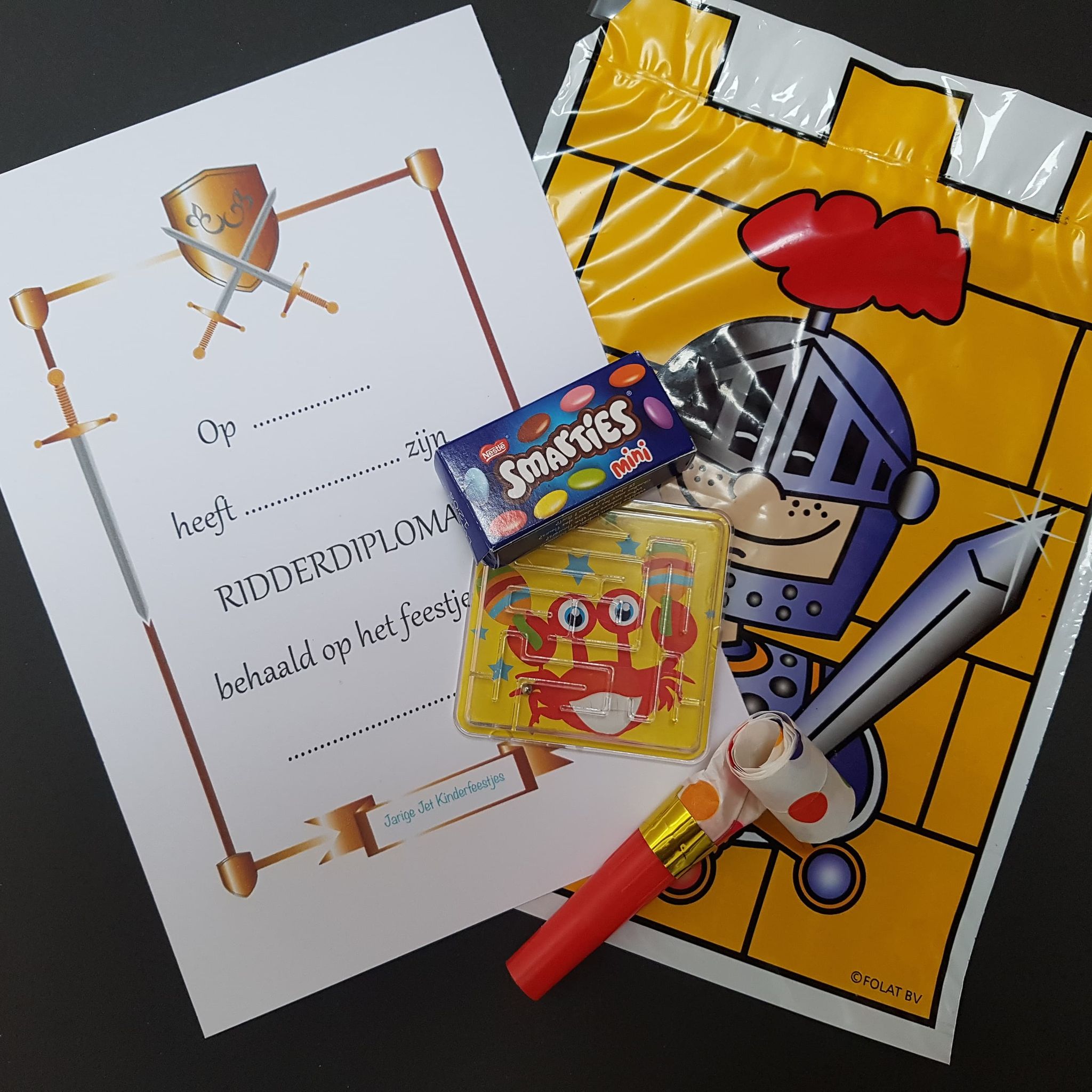 Ridder themakist Deluxe » Jarige Jet Kinderfeestjes